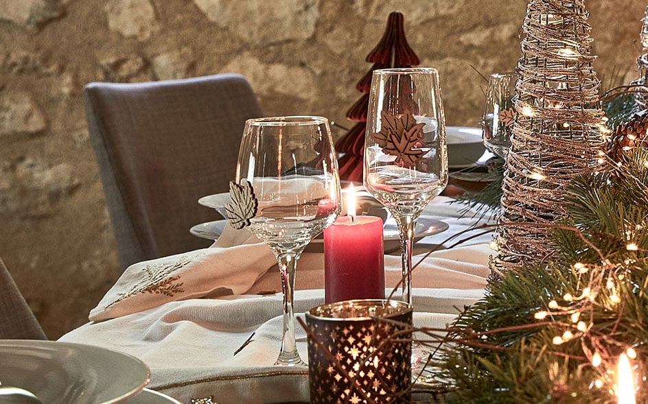 Verres et carafe de Noël - Décoration de Noël | alinea